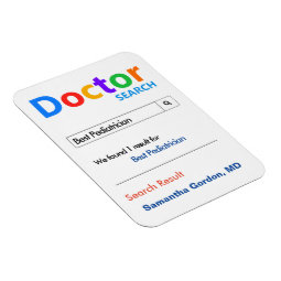 Funny Best Doctor Gift Magnet | Zazzle