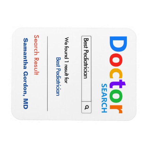 Funny Best Doctor Gift Magnet | Zazzle