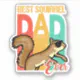 Funny Best Squirrel Dad Ever Squirrel Daddy. Perfe Sticker | Zazzle