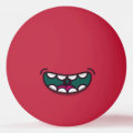 Funny Big Mouth Monster. Ping-Pong Ball | Zazzle