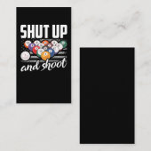 Funny Billard Player Quote Billiard Sarcastic Business Card | Zazzle