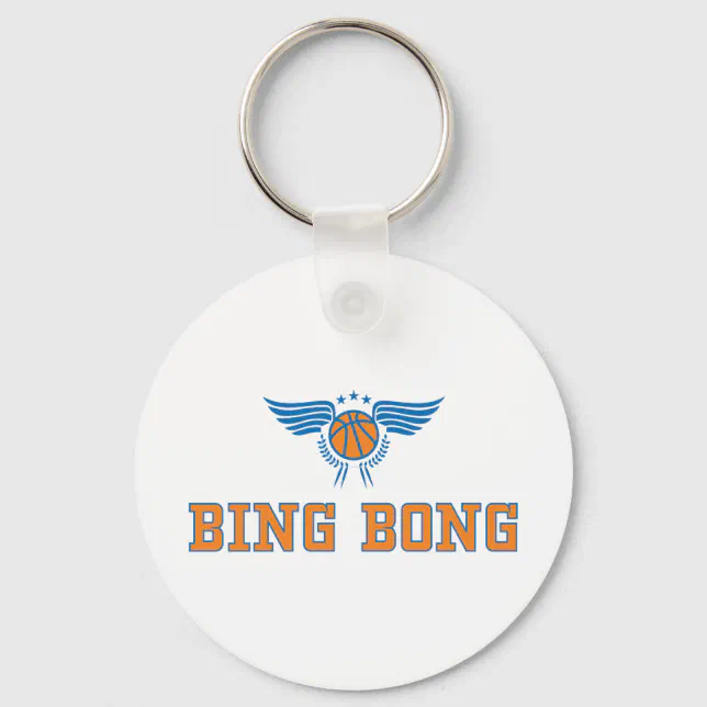 Funny Bing Bong NYC Subway Ball Rally Cry Keychain | Zazzle