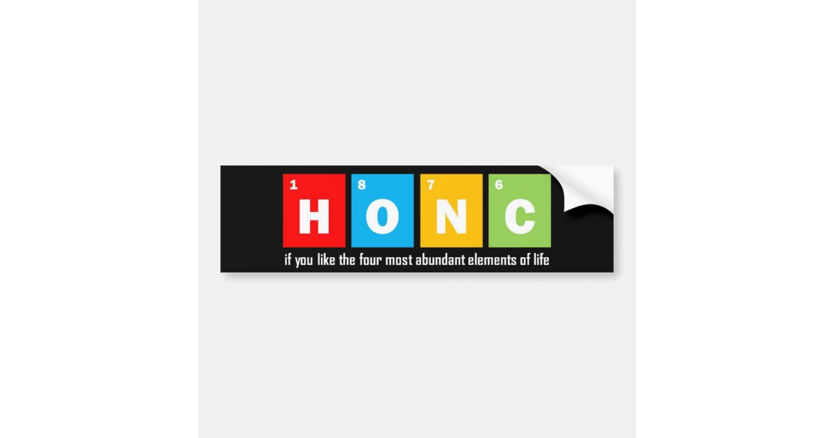 Funny biology bumper sticker | Zazzle