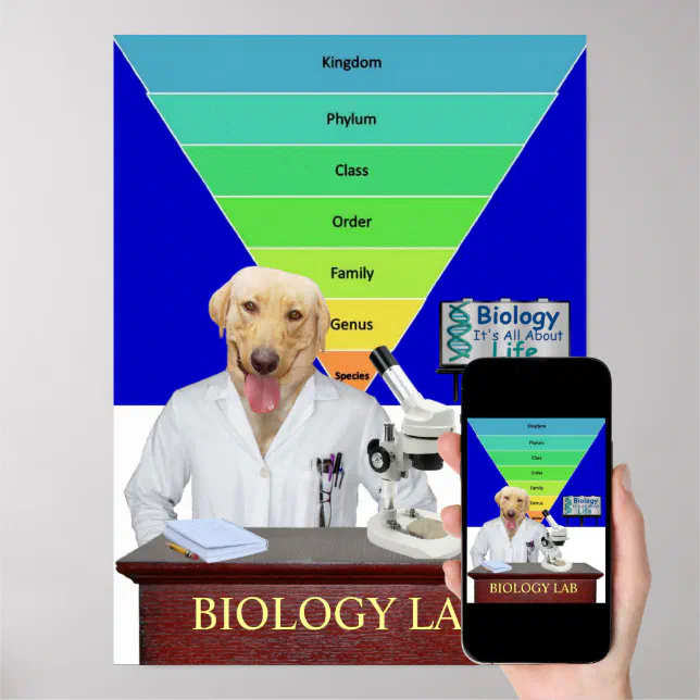 Funny Biology Lab Poster for Teachers | Zazzle