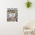 Funny Birthday 55 Photos Kiss Your Decade Goodbye Foam Board | Zazzle