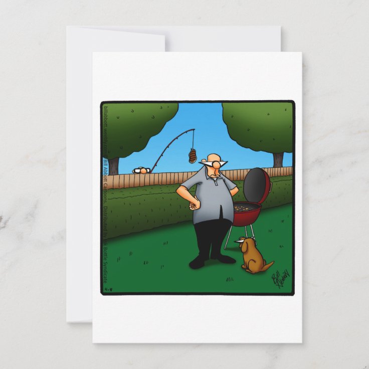 Funny Birthday Barbecue Party Invitations | Zazzle