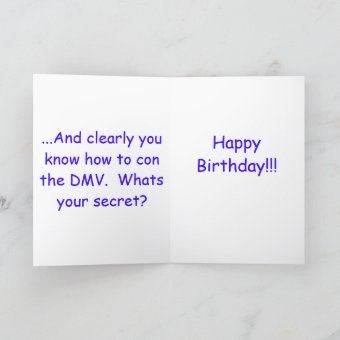 Funny Birthday Card | Zazzle