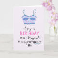 Funny Birthday Card - Magical like good bra | Zazzle