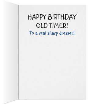 FUNNY Birthday Card - Over the Hill | Zazzle