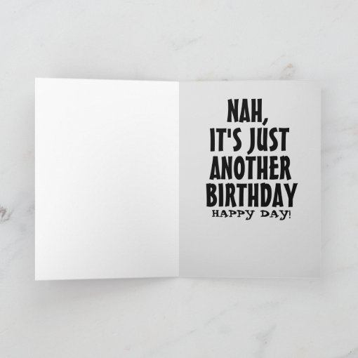 FUNNY BIRTHDAY CARDTOON DOOM! DOOM! Greeting Card | Zazzle