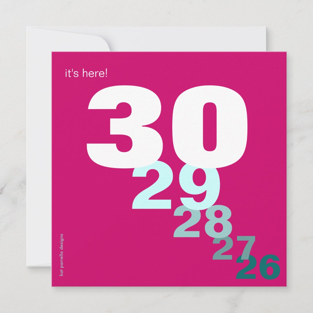 Funny Birthday Countdown for Her Party Invitation | Zazzle