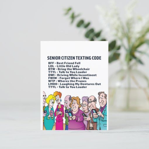 Funny Birthday for Seniors Card | Zazzle