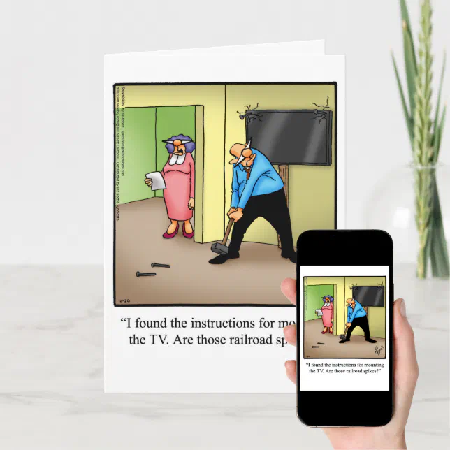 Funny Birthday Greeting Card for Him "Spectickles" | Zazzle