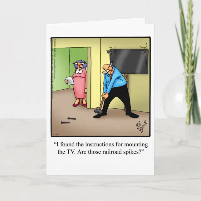 Funny Birthday Greeting Card for Him "Spectickles" | Zazzle