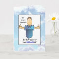 Funny Birthday Joke for Man Snarky Male Cartoon Card | Zazzle