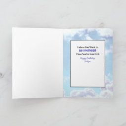 Funny Birthday Joke for Man Snarky Male Cartoon Card | Zazzle