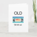 Funny Birthday Old But Cool Retro Tape Card | Zazzle