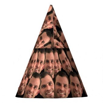 Funny Birthday Party Hats Custom Face Photo / Head | Zazzle