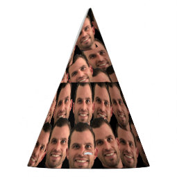 Funny Birthday Party Hats Custom Face Photo / Head | Zazzle