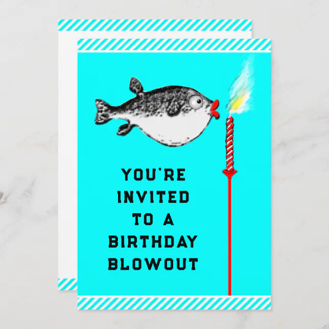 Funny Birthday Party Invitation | Zazzle