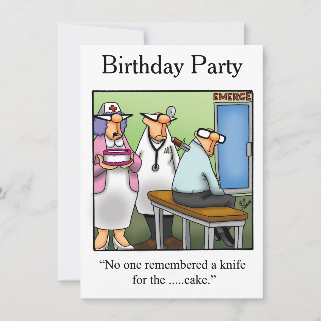 Funny Birthday Party Invitations | Zazzle