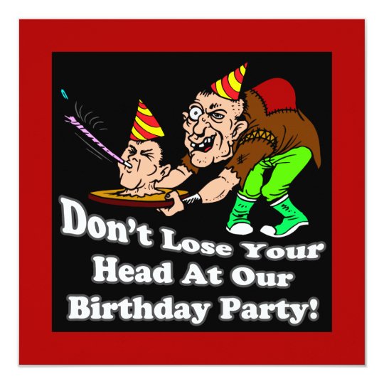 Funny Birthday Party Invitations | Zazzle.com