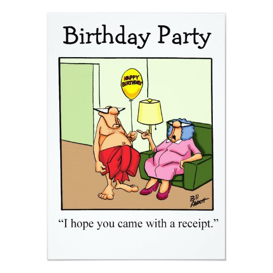 Funny Birthday Party Invitations for Her | Zazzle.com