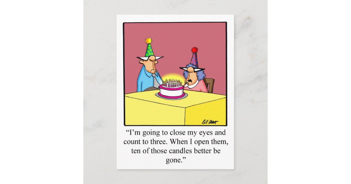Funny Birthday Postcard! Postcard | Zazzle