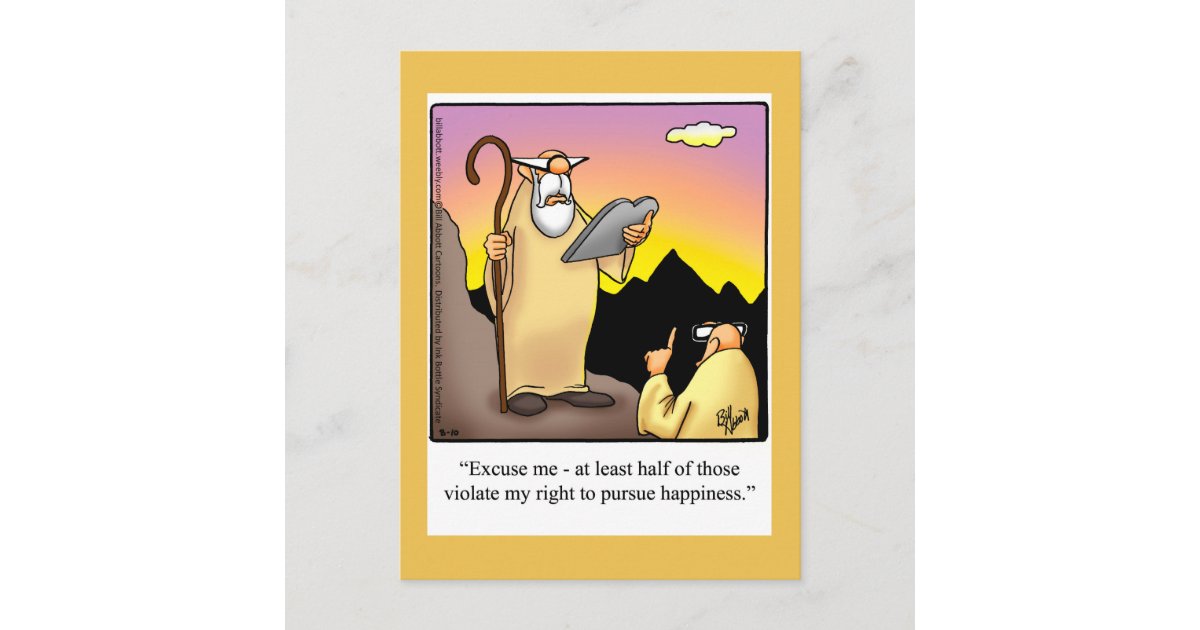 Funny Blessings & Faith Humor Postcard | Zazzle