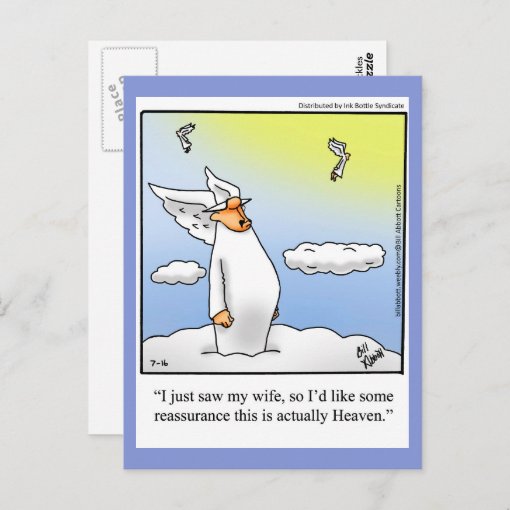 Funny Blessings & Faith Humor Postcard | Zazzle