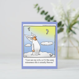 Funny Blessings & Faith Humor Postcard | Zazzle