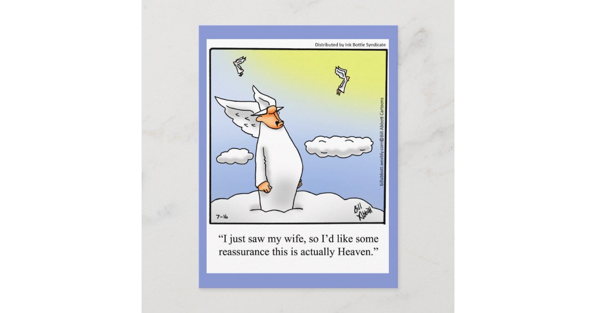 Funny Blessings & Faith Humor Postcard | Zazzle