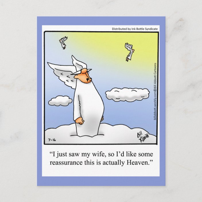 Funny Blessings & Faith Humor Postcard | Zazzle.com