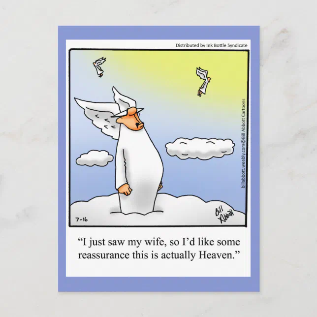 Funny Blessings & Faith Humor Postcard | Zazzle