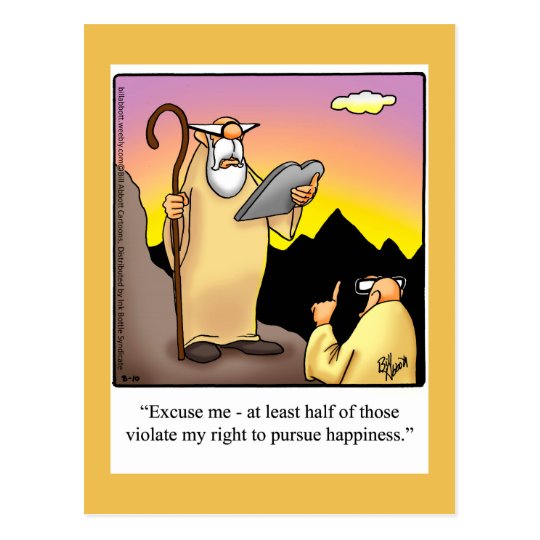Funny Blessings & Faith Humor Postcard | Zazzle.com