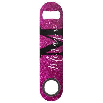 Funny Bling Drinking Joke Pink Glitter Sparkles Bar Key | Zazzle