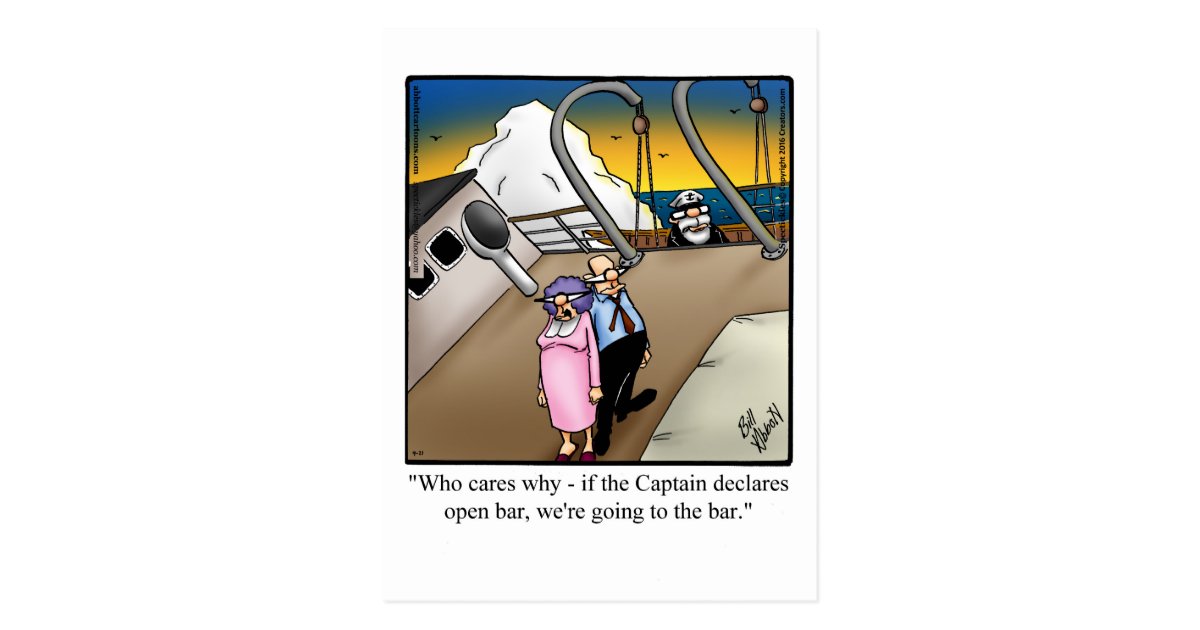 Funny Bon Voyage Cruise Greeting Card | Zazzle.com