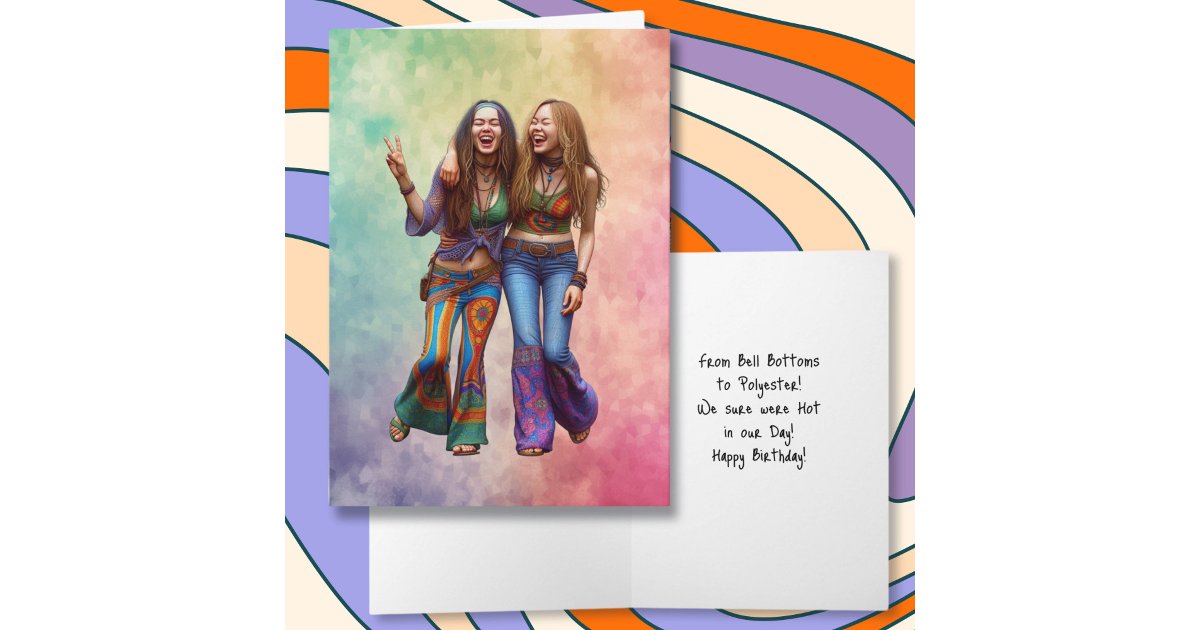 Funny Boomers Birthday | Hippies Card | Zazzle