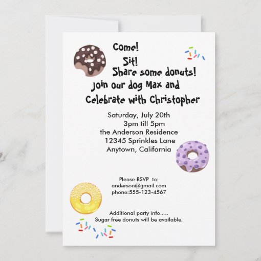 Funny Border Collie Birthday Party Invitation | Zazzle