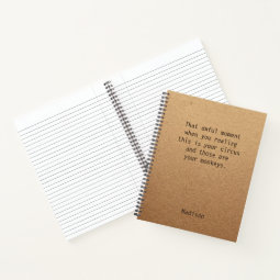 Funny Boss Manager Personalized Notes Office Notebook | Zazzle