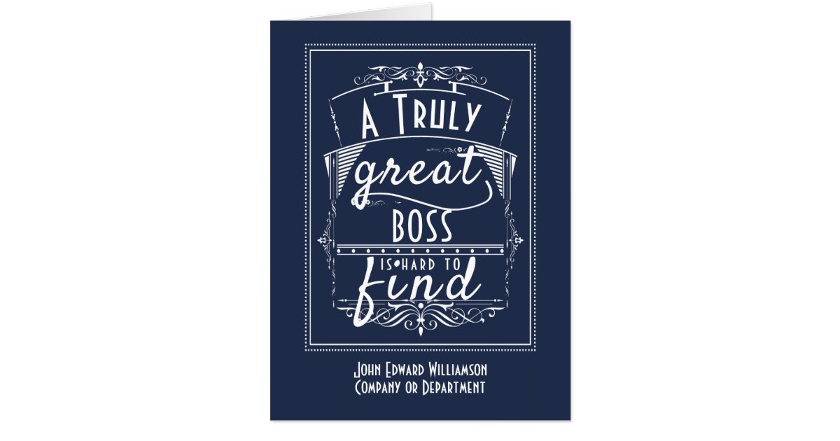 Funny Boss Thank You Appreciation Card | Zazzle