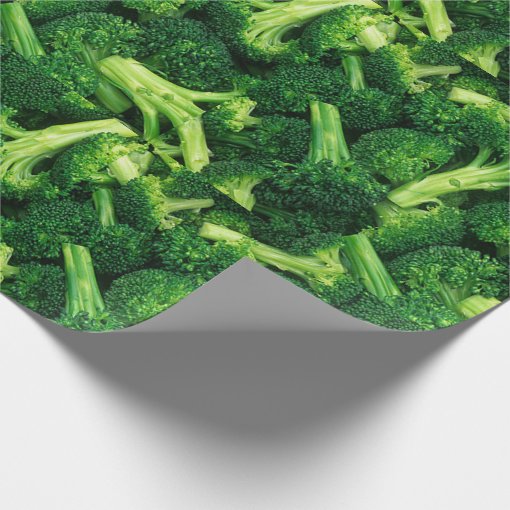 Funny, Broccoli Florets, Custom Wrapping Paper | Zazzle