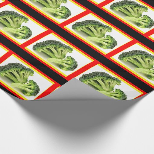 Funny Broccoli Wrapping Paper - Broccoli Gift Wrap | Zazzle