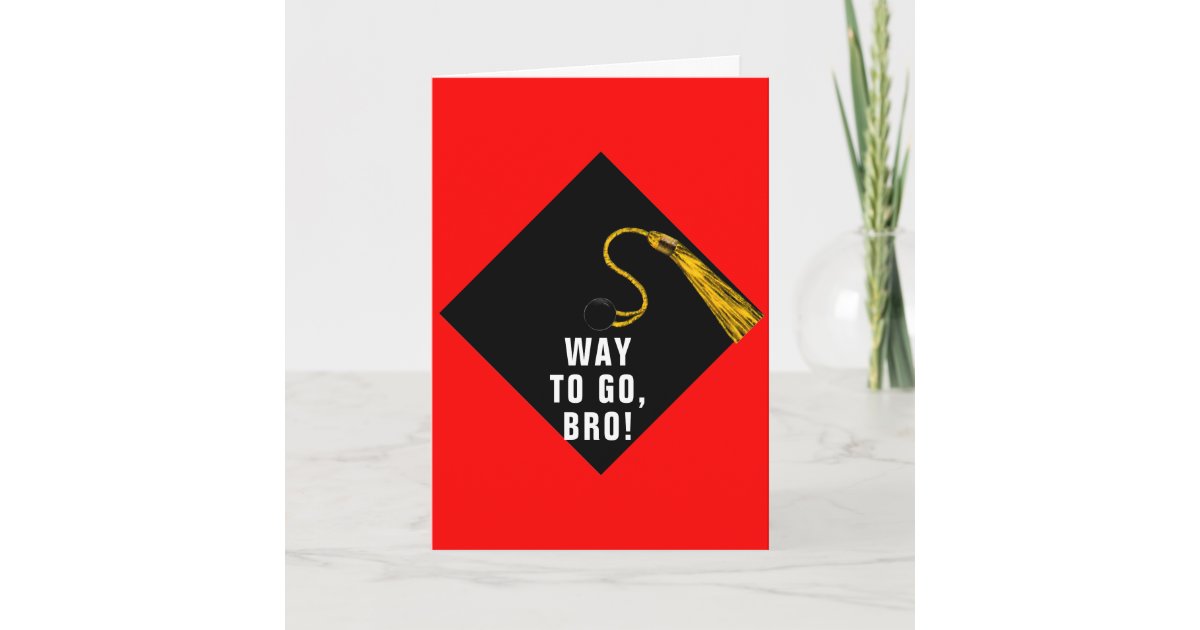 Funny Brother Graduation Card | Zazzle