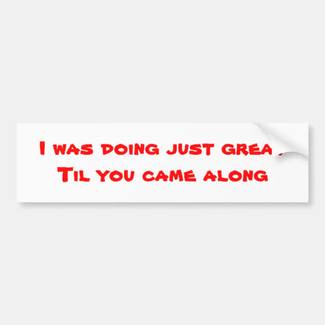 funny bumper stickers | Zazzle