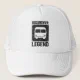 Funny Bus Driver Legend School Bus Trucker Hat | Zazzle