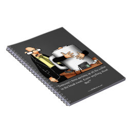 Funny Business Coffee Break Humor Notebook | Zazzle