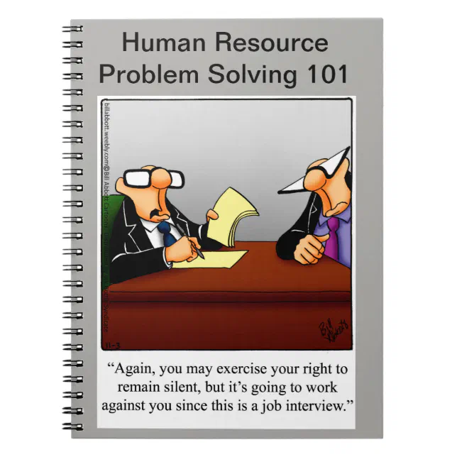 Funny Business Humor Notebook | Zazzle
