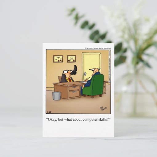 Funny Business Humor Postcard | Zazzle