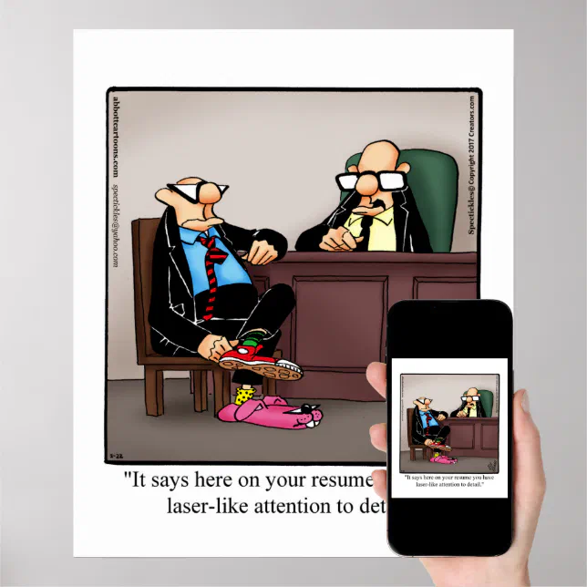 Funny Business Office Humor Poster | Zazzle